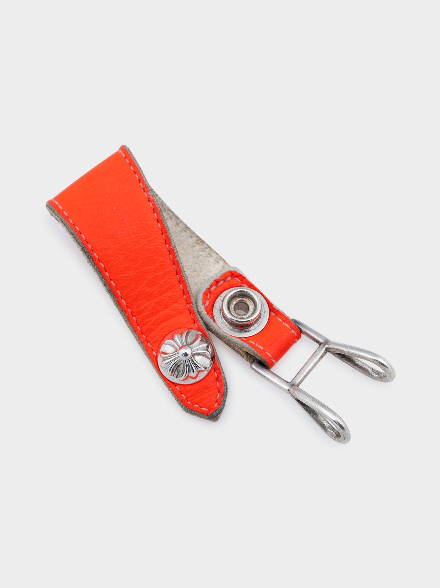 Buy Chrome Hearts Double Cross Belt Loop Clip - Red Online at Groupie