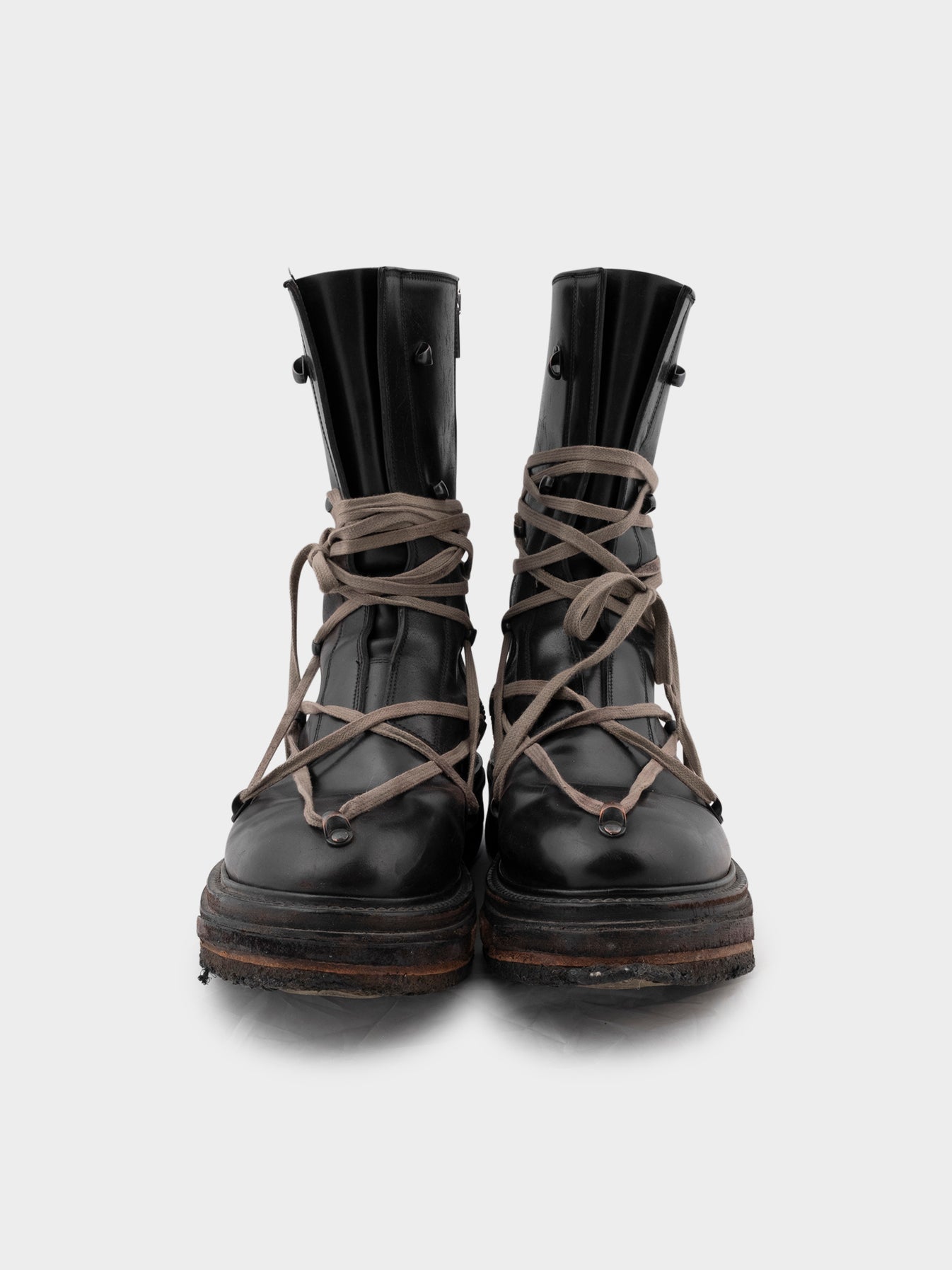 Rick Owens: ‘Glitter’ Lego Sole Pentagram Boots | Groupie