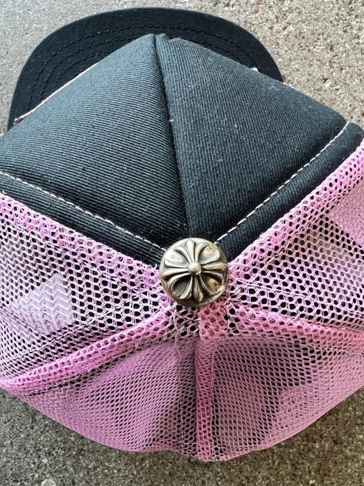 Chrome Hearts Pink Trucker Hat – Groupie