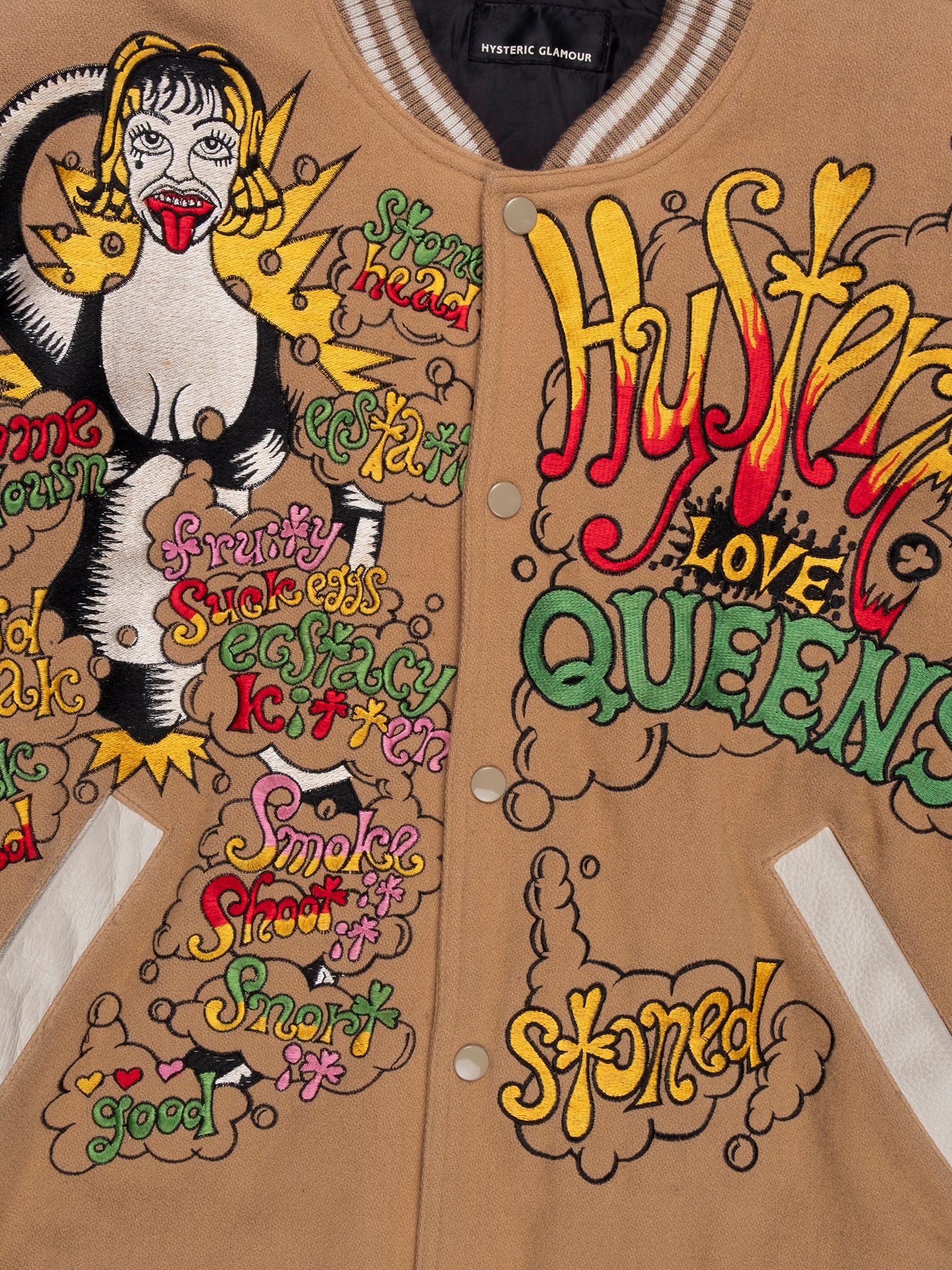 Buy Hysteric Glamour Drug Queen Varsity Jacket Online at Groupie