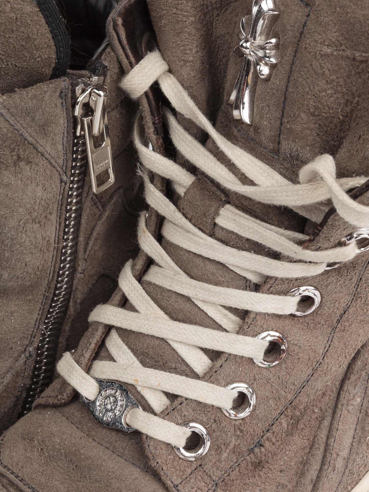 Buy Chrome Hearts Suede Geobaskets Online at Groupie